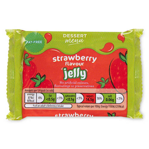 Strawberry Flavour Jelly | ALDI UK